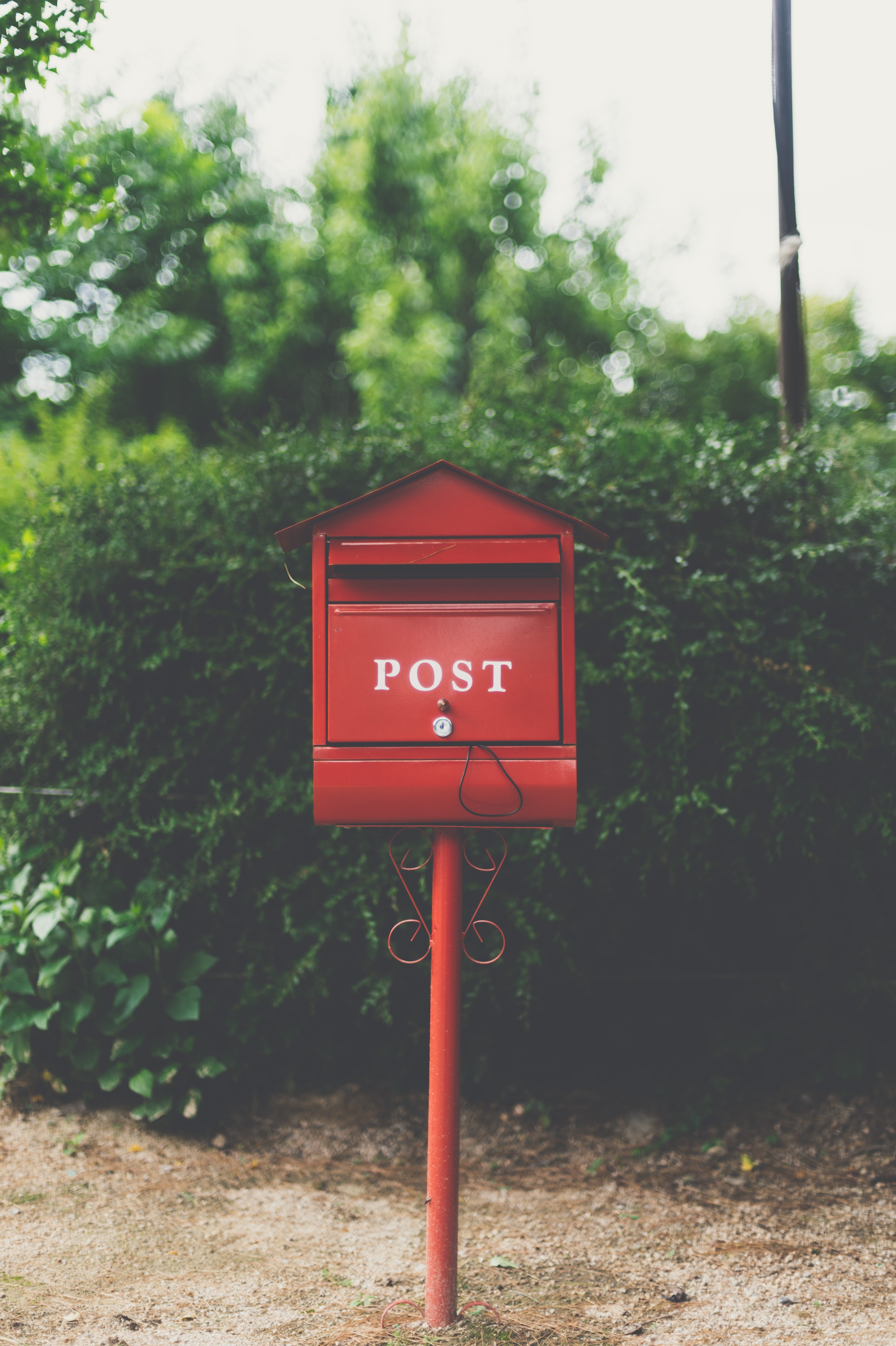 Seeinglooking Red Post Office Box Near Me