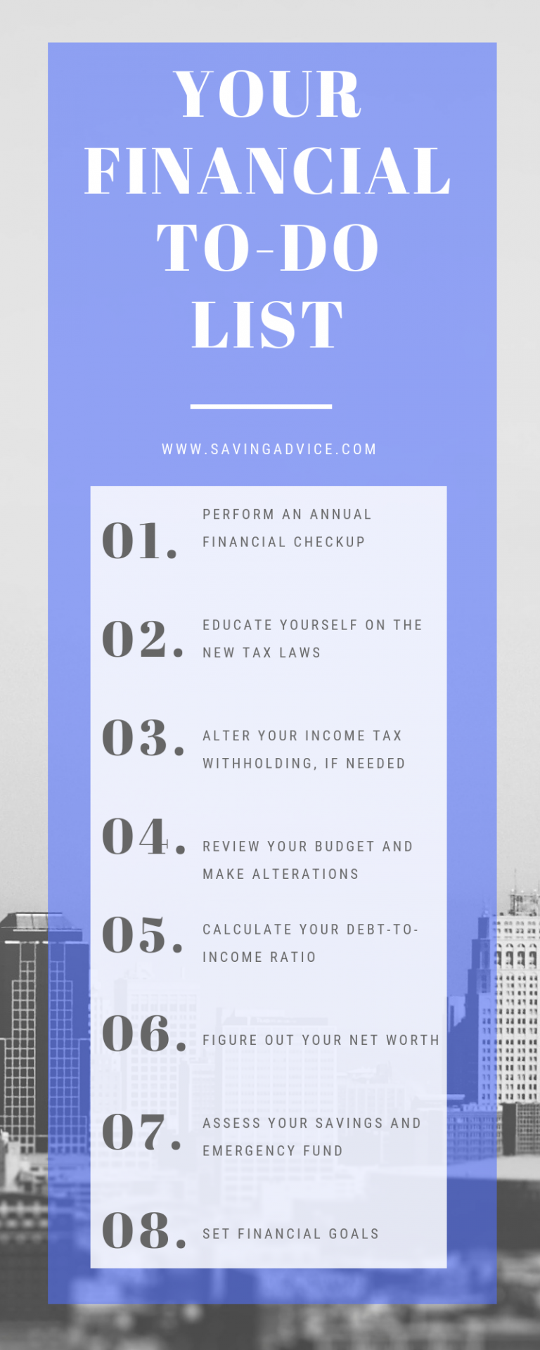 Have The Day Off? Tackle Your Financial To-Do List - SavingAdvice.com Blog