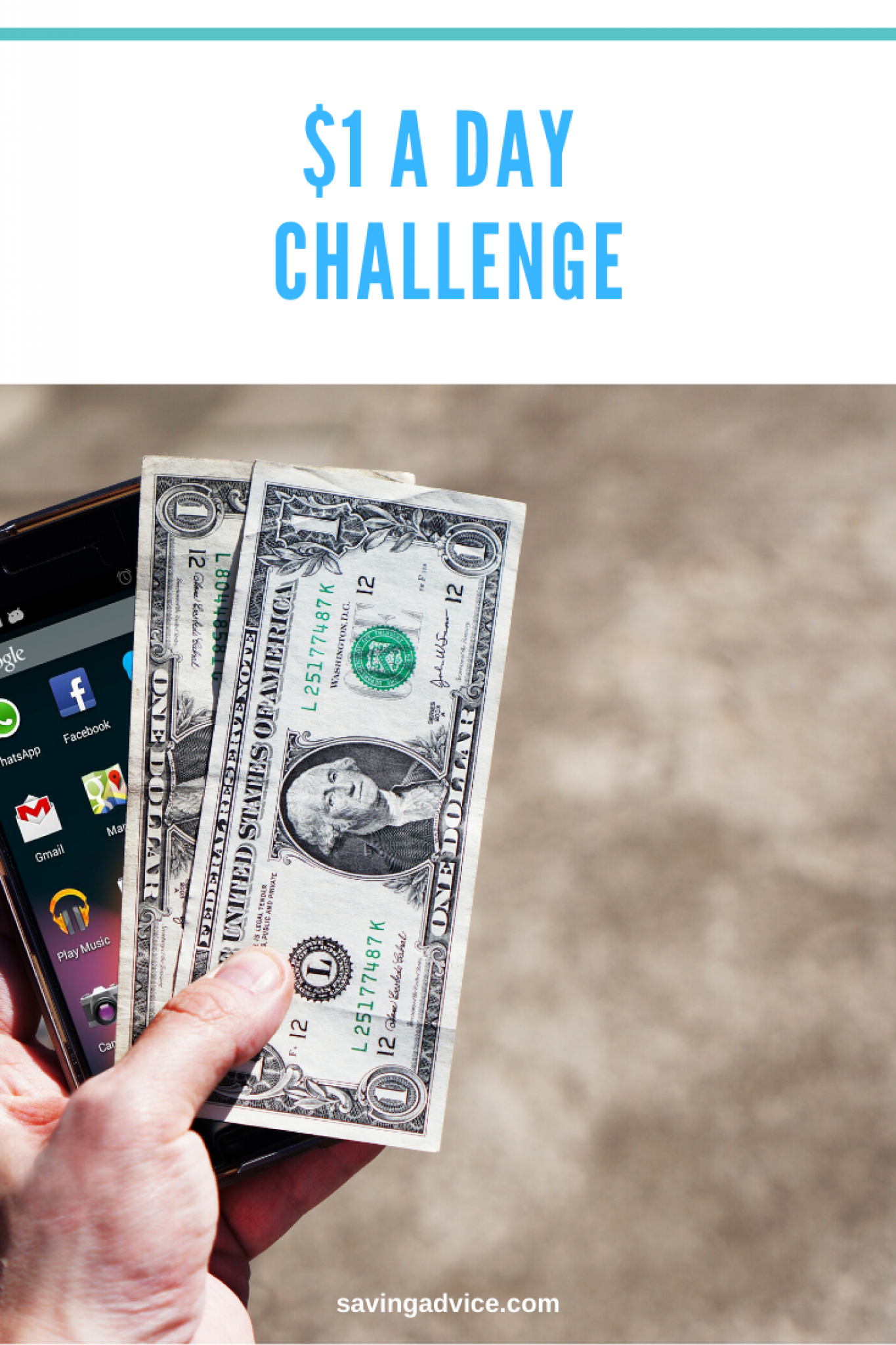 Take The Surprisingly Easy $1 A Day Savings Challenge - SavingAdvice ...