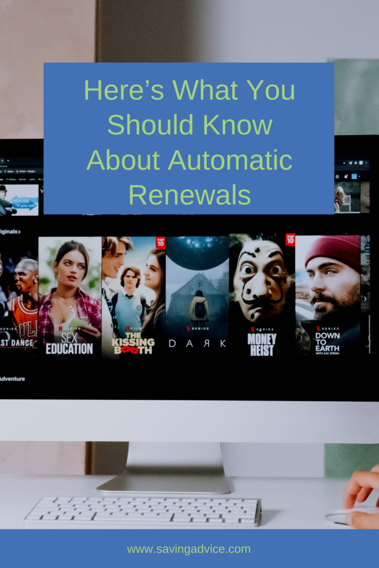 What You Should Know About Automatic Renewals