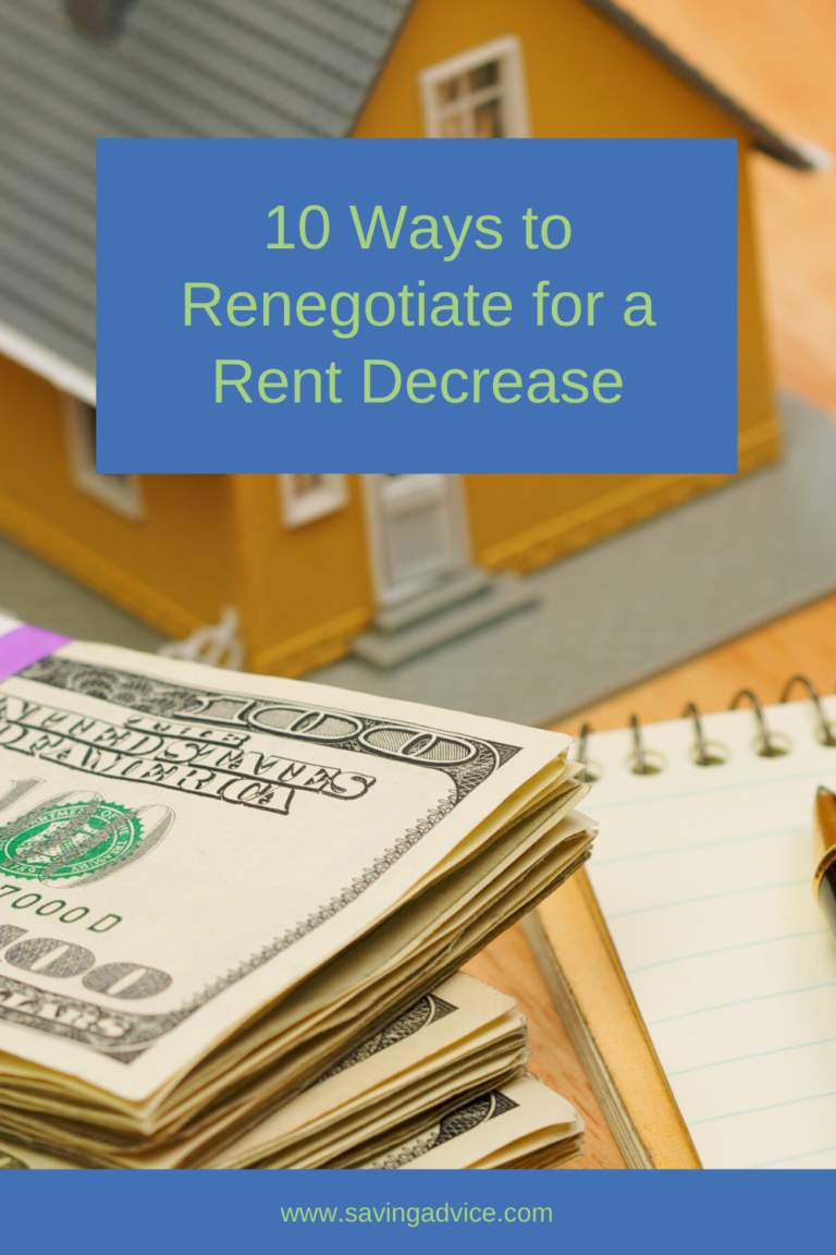 10 Ways to Renegotiate for a Rent Decrease - SavingAdvice.com Blog