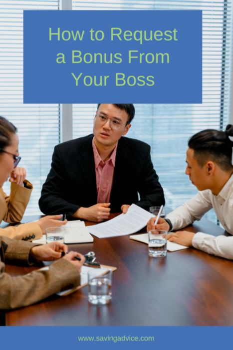 How to Request a Bonus From Your Boss - SavingAdvice.com Blog